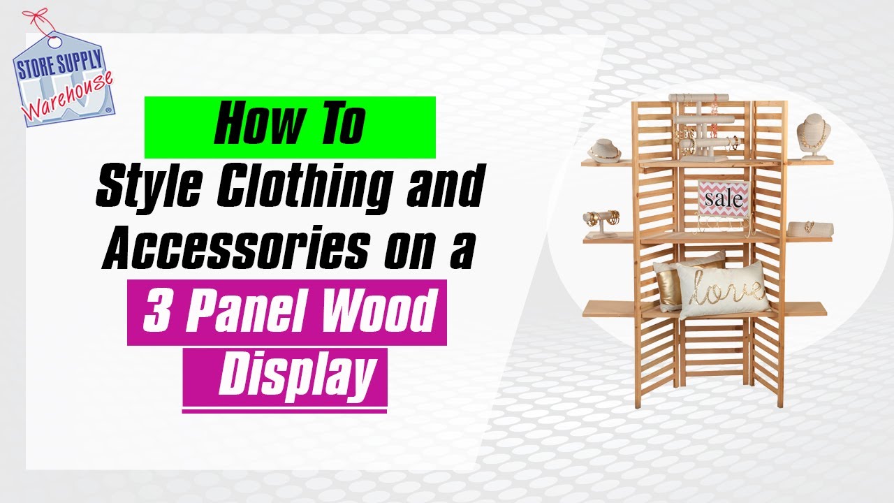 How To Decorate A Wood Display - YouTube