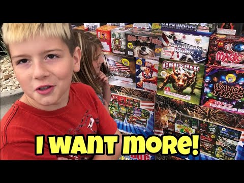 Kid Temper Tantrum Goes Fireworks Shopping And Bought The Biggest One [ Original ]