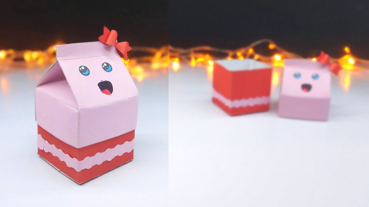 Cute Paper Gift Box DIY | Handmade gift box idea | Gift Ideas | Gift ...