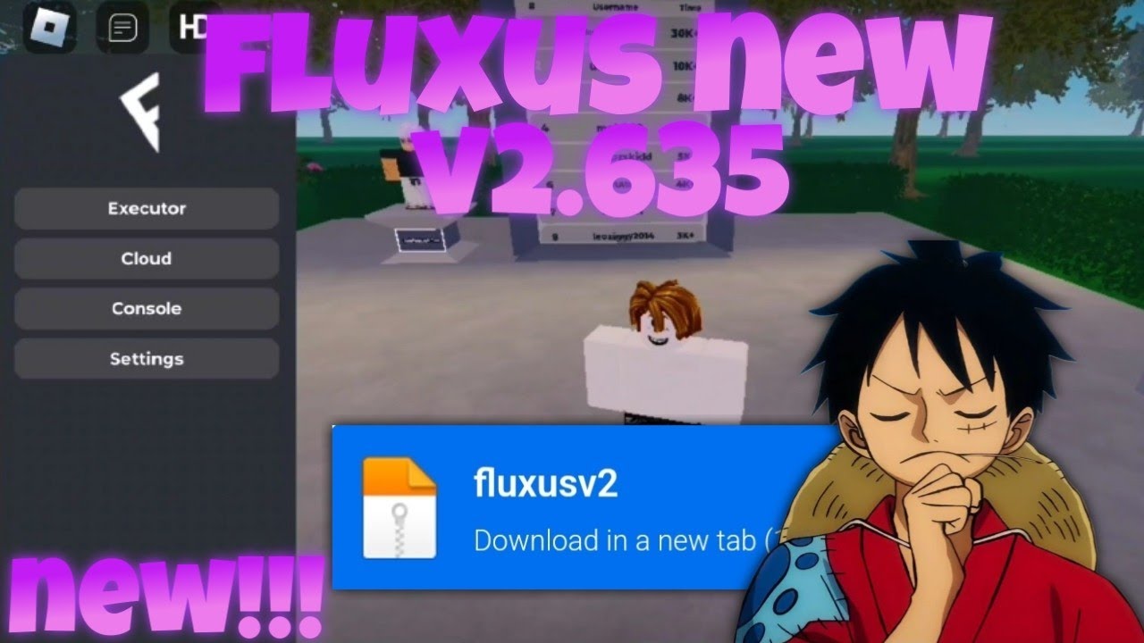 [OP] Roblox Fluxus v2.635 new working. - mediafire. 💙💙 - YouTube