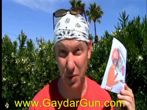 Yo Gabba Gabba! DJ LANCE ROCK gets a zap with the Gaydar Gun! - YouTube