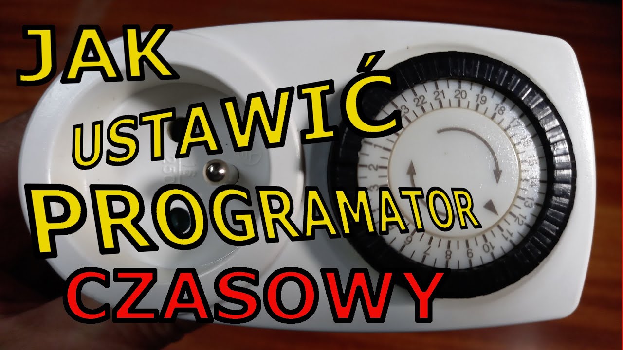 Jak ustawić programator czasowy. - YouTube