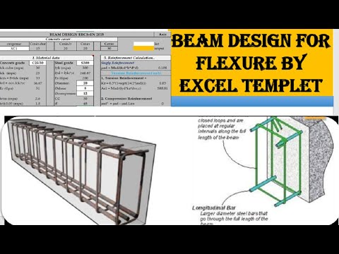 Concrete Beam design/EBCS - EN 2015/ By excel templet/ in Amharic/ by ...