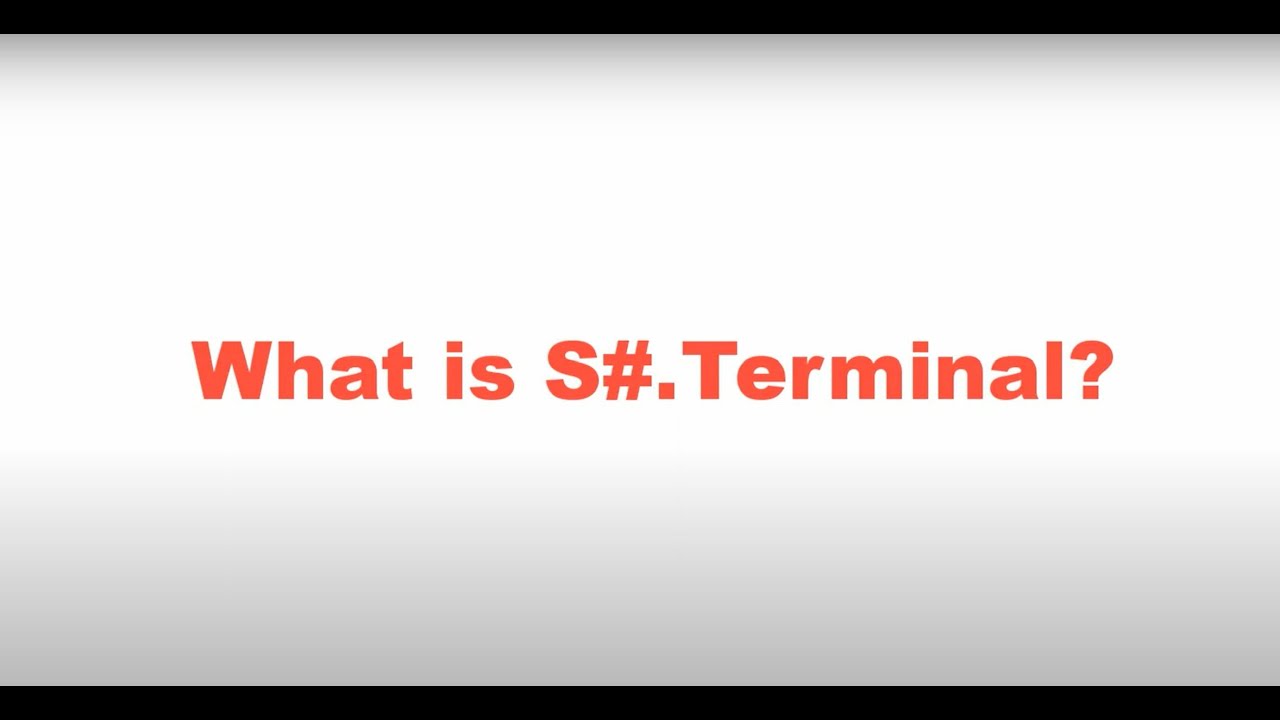 S#.Terminal - new version 4.4.8 - YouTube