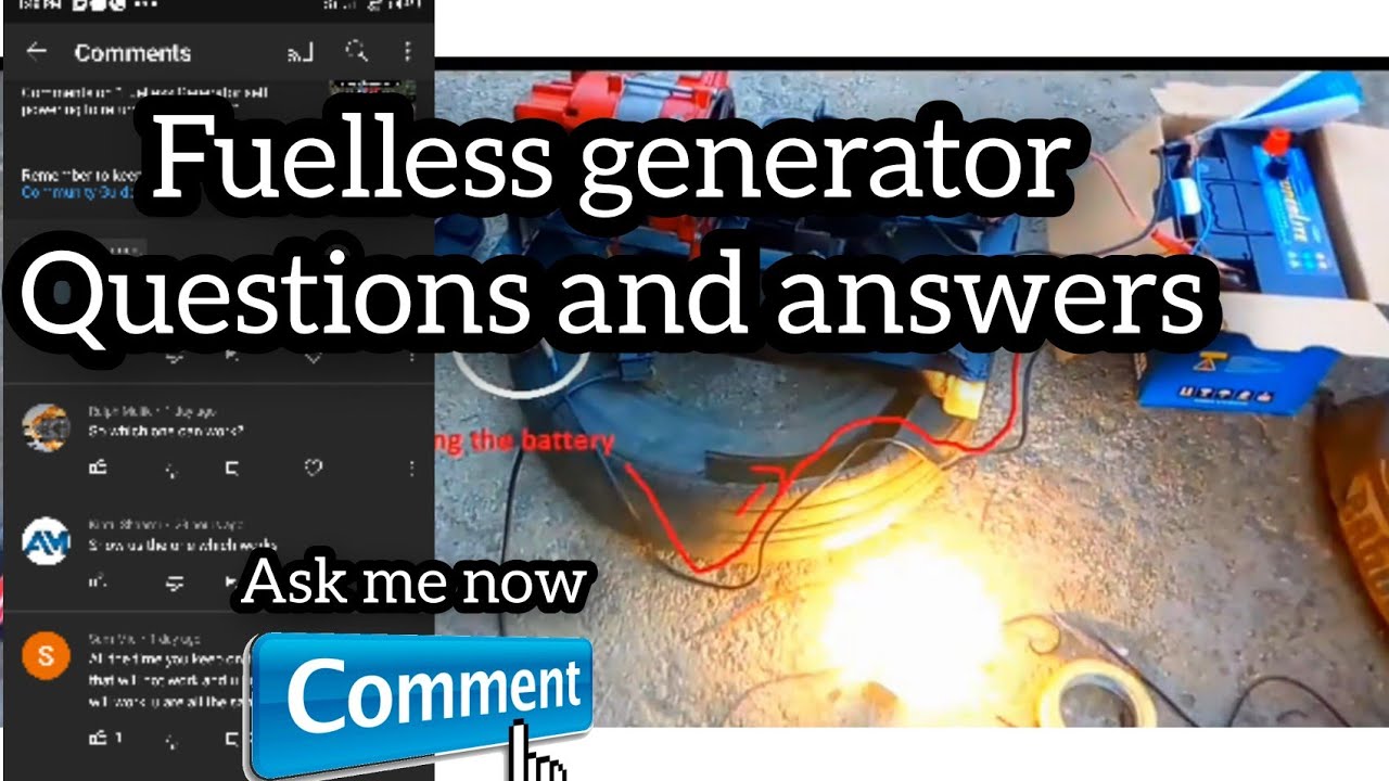Fuelless generator question and answer series1 - YouTube