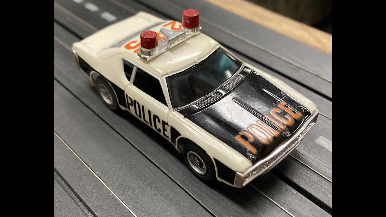Aurora AFX Matador Police Car HO Scale Slot Car - YouTube