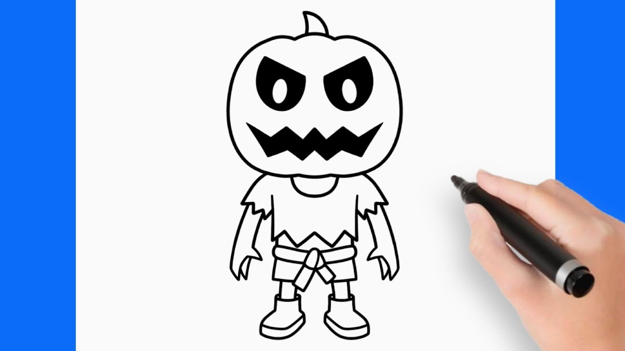Como Desenhar o JACK LANTERN do Stumble Guys - Como dibujar JACK ...