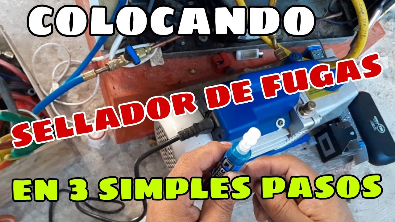 SELLANDO MICROFUGA EN EVAPORADOR 👇👇👇 - YouTube