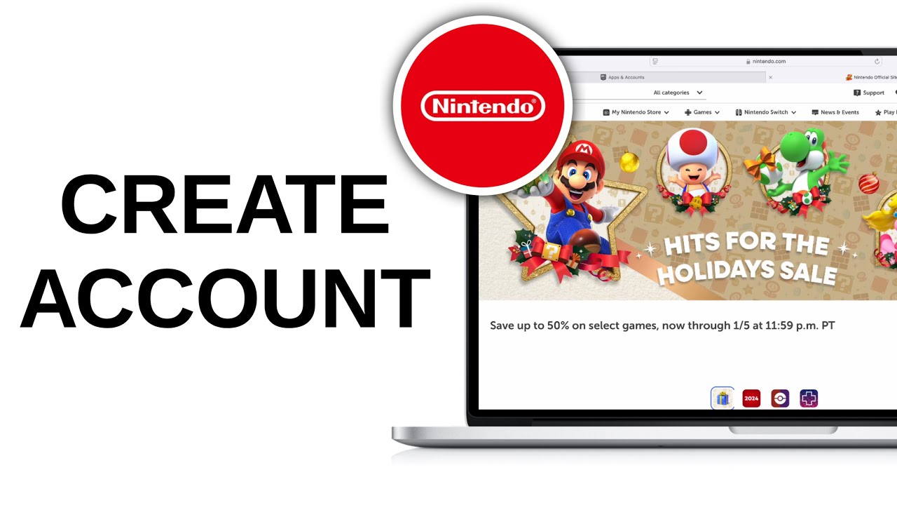 How to Create Nintendo Account - YouTube