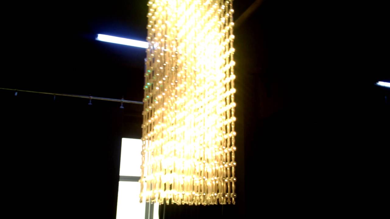 Flexible soft led strip as 3D led cube VTEAM - YouTube