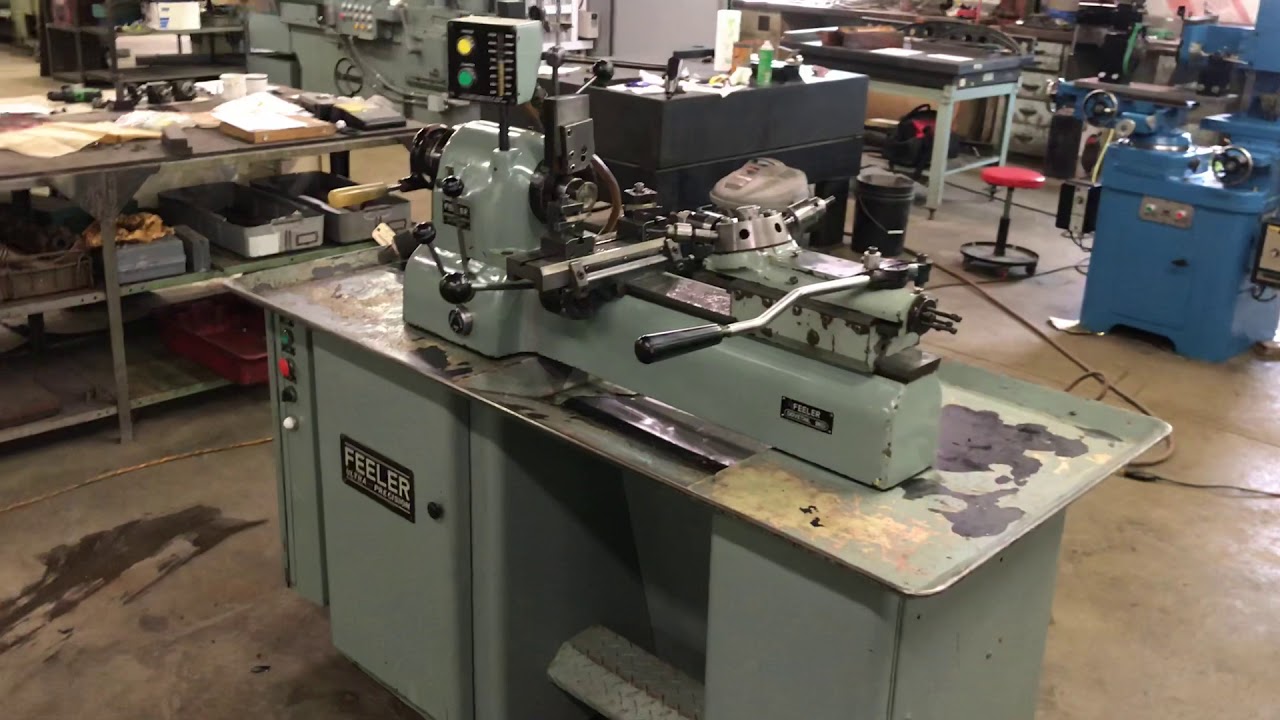 Feeler Ultra Precision 2nd Op Lathe (Hardinge) - YouTube
