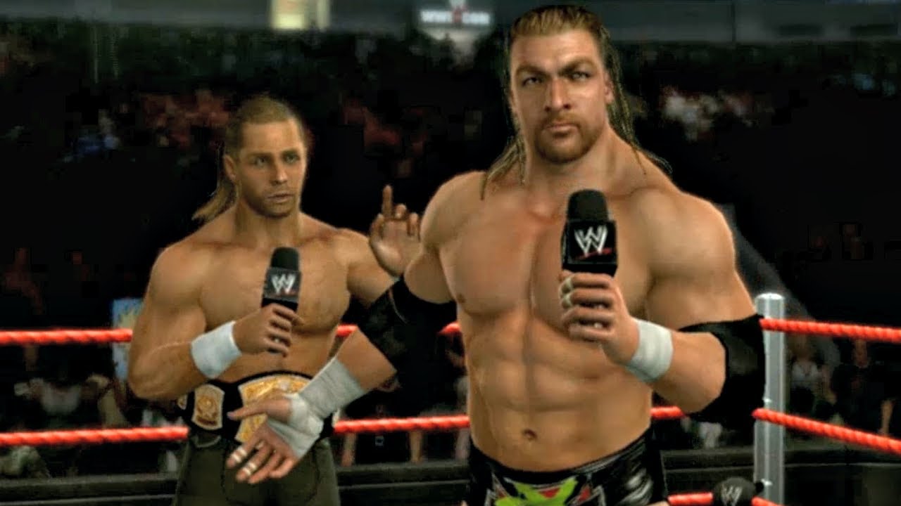 Umm.. Hey Triple H! DX #3 WWE SVR 2009 - Triple H's Road to ...