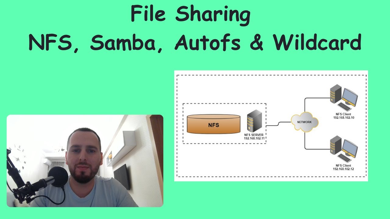 Red Hat Linux Dərs 16: File Sharing – NFS, Samba, Autofs & Wildcard ...