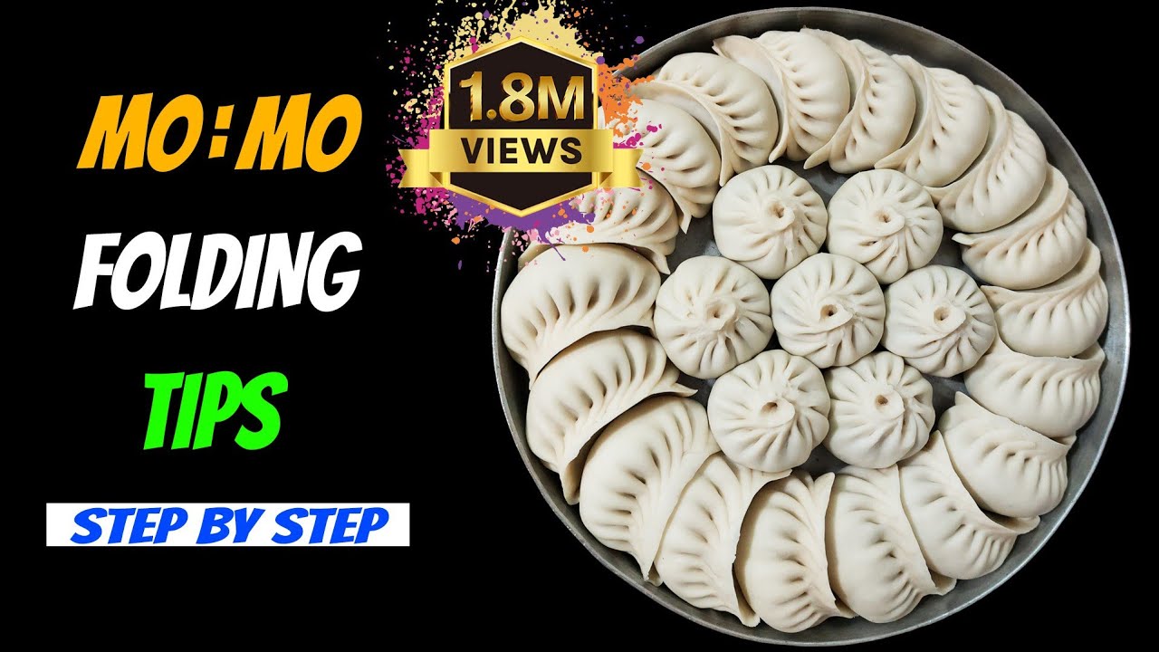 How To Wrap/fold MoMo [ Dumpling ] 🇳🇵Step By Step | You Can Make MoMo ...