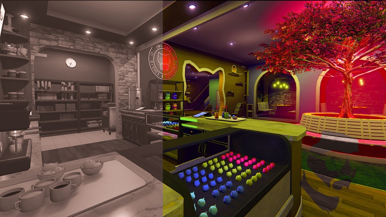 GTA V Open MLO interior | GABZ Cat Cafe Sp/FiveM - YouTube