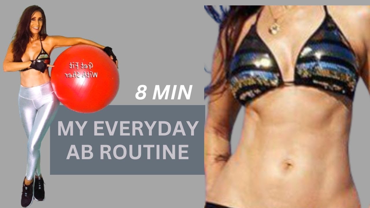 8 Min - My Everyday Ab Routine - Get Fit With Sher - YouTube