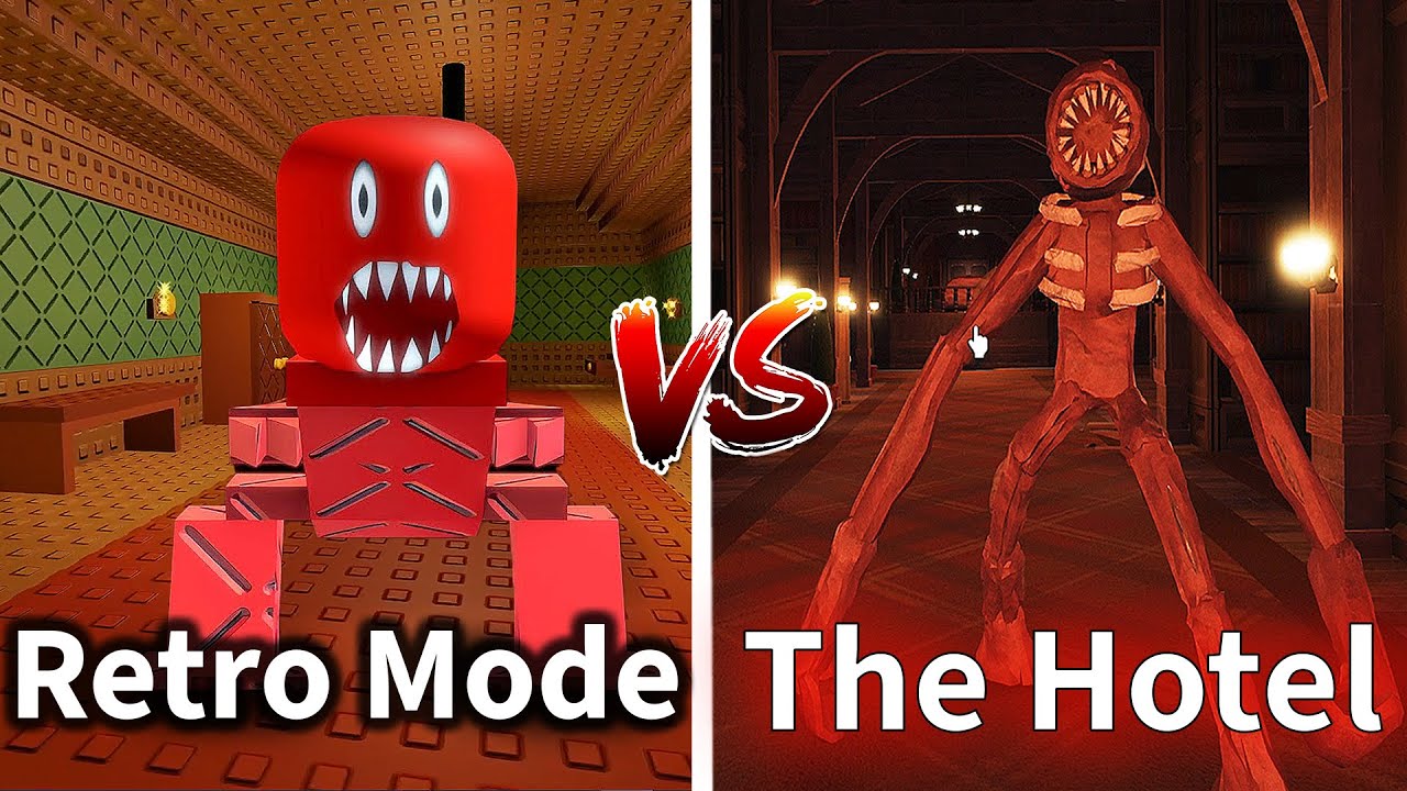 DOORS [RETRO MODE] VS DOORS [THE HOTEL] [ROBLOX] - YouTube