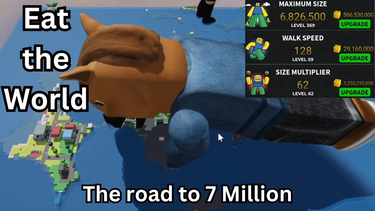 Eat the World- The long road to 7 Million has nearly ended #roblox # ...