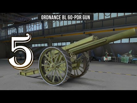 WORLD OF ARTILLERY : ORDANCE BL 60-PDR GUN UNLOCKED NEW BATTLE FIELD ...