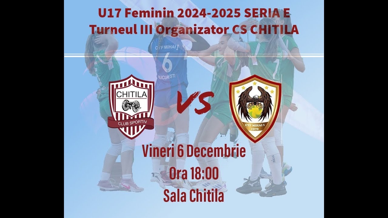 CN U17W TURNEUL III: CS CHITILA vs CTF MiHAI I - YouTube