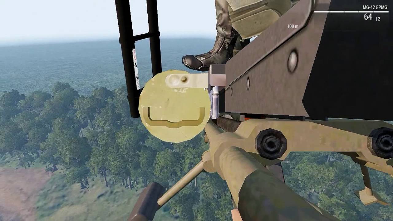 ArmA 3 Static MG "Side Gunner" - YouTube