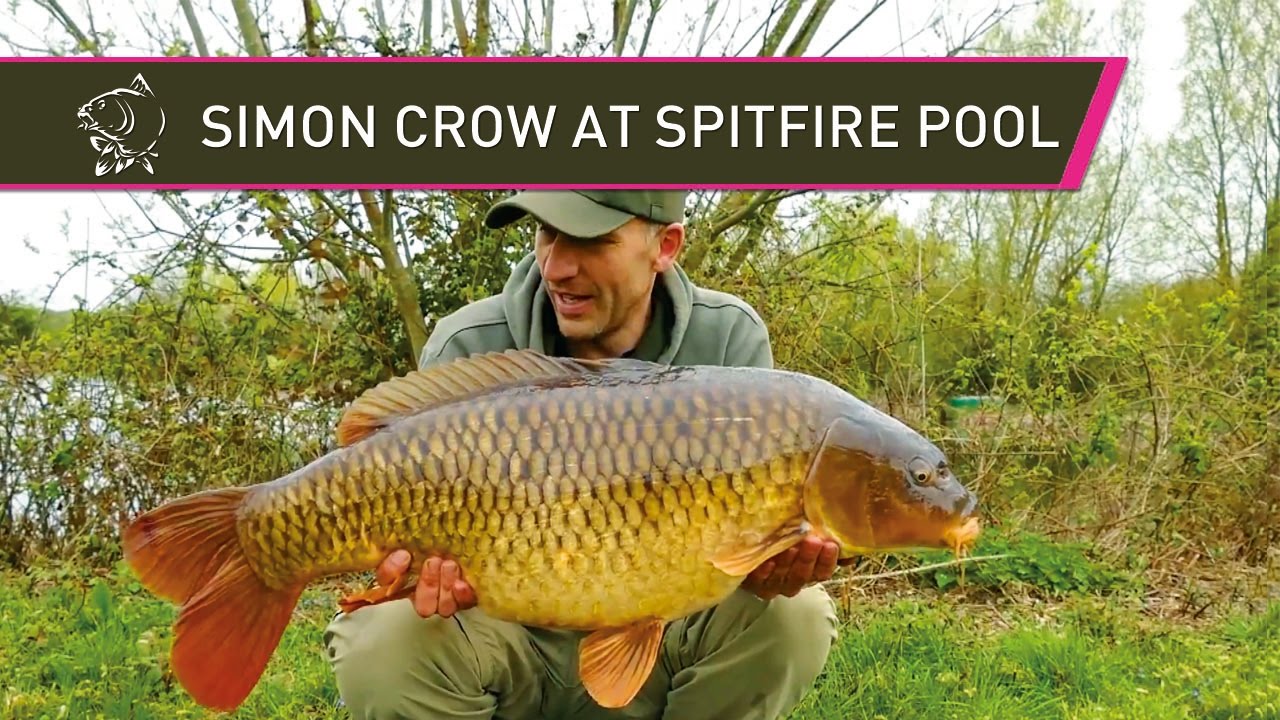 Carp Fishing at Spitfire Pool with Simon Crow - YouTube
