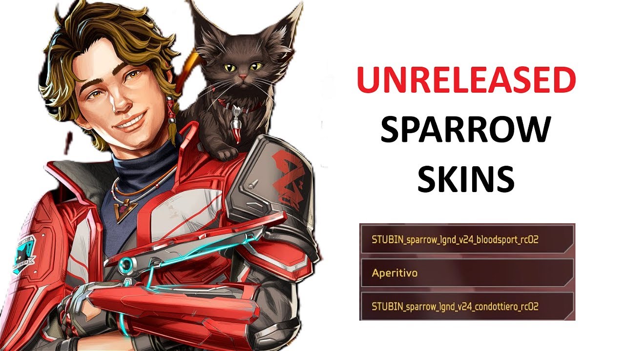 All Sparrow Cosmetics and UNRELEASED SECRET Developer Only Skins! - YouTube