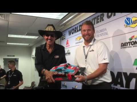 Daytona International Speedway President Chip Wile presents Richard ...