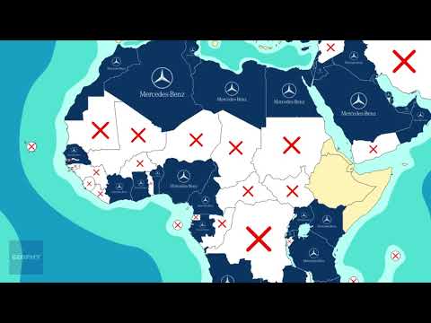 Alle Länder mit und ohne Mercedes-Benz im Jahr 2026!