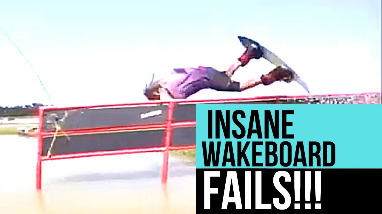 THE BEST WAKEBOARDING FAILS!!! - YouTube