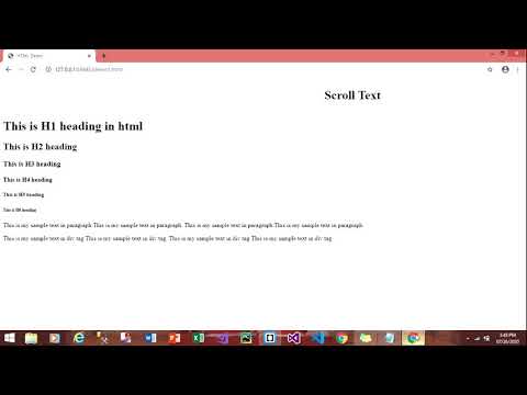 HTML Tutorial 2 - YouTube