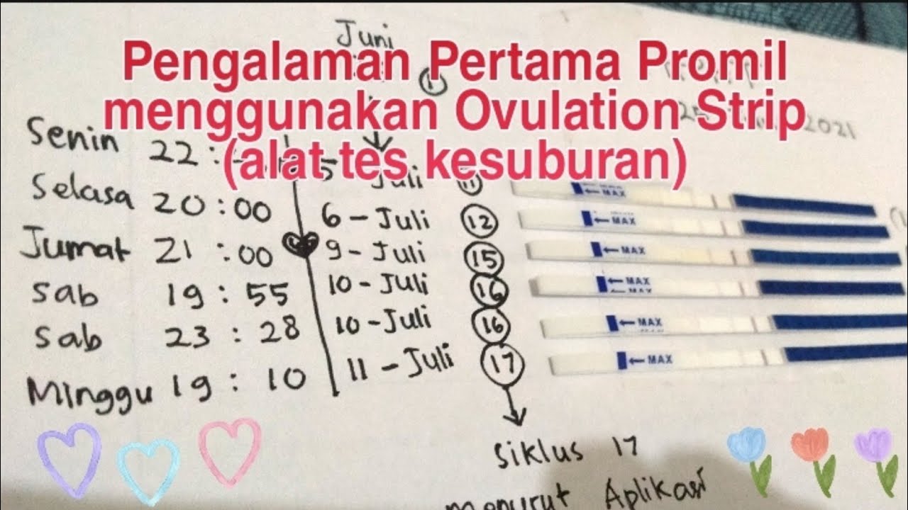 Pengalaman Tes Ovulasi (Promil Pertama Bulan Juli 2021) - YouTube