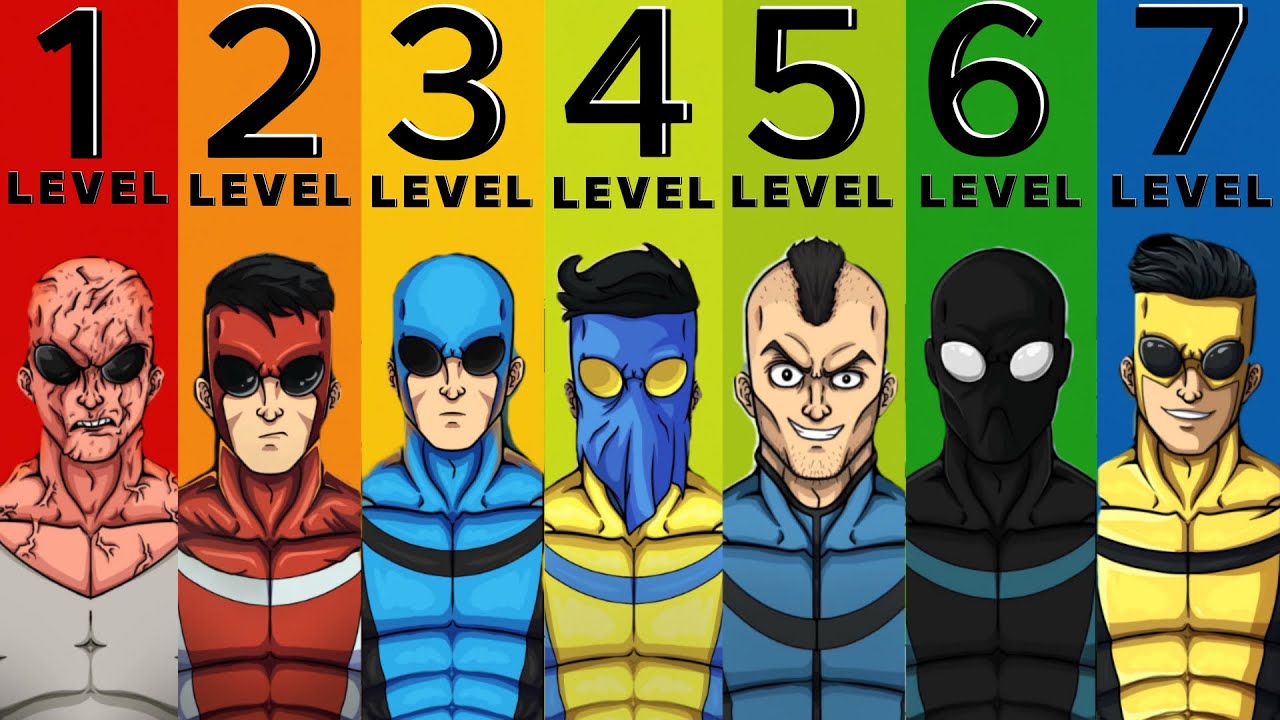 7 LEVELS of INVINCIBLE VARIANTS - YouTube