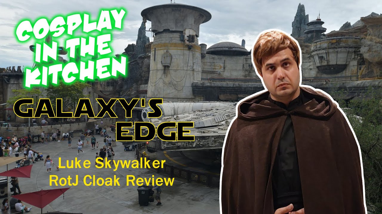 Galaxy's Edge Luke Skywalker Return of the Jedi Cloak Review - YouTube