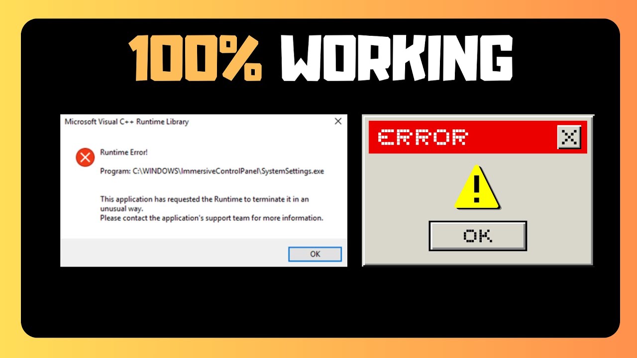 How to Fix Runtime Errors in Windows- How to Fix? - YouTube