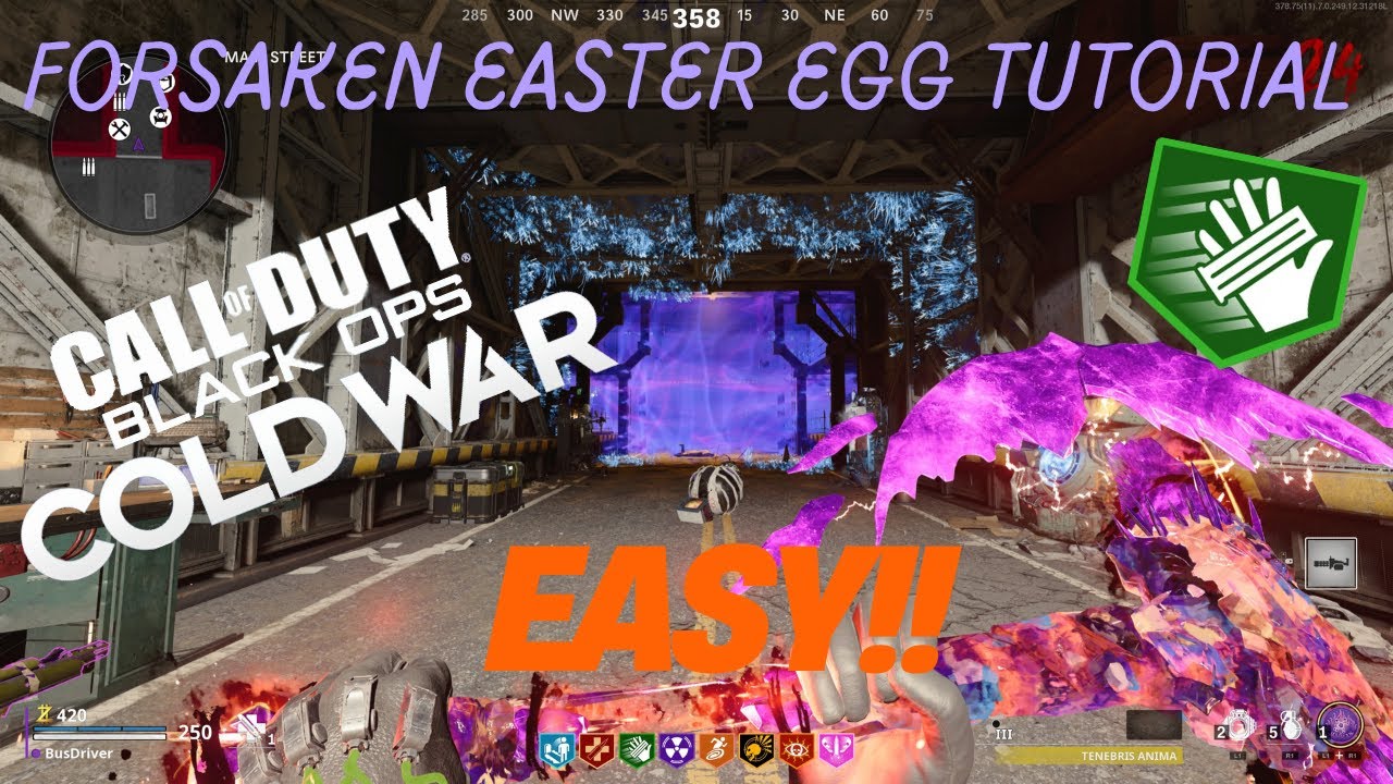 BLACK OPS COLD WAR FORSAKEN EASTER EGG TUTORIAL!!! THROWBACK - YouTube