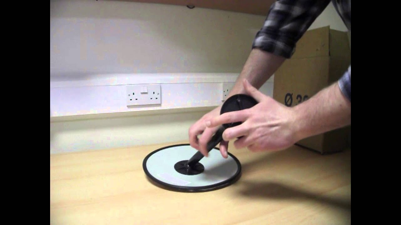 Installing the SeeClear Interior Convex Security Mirror - YouTube