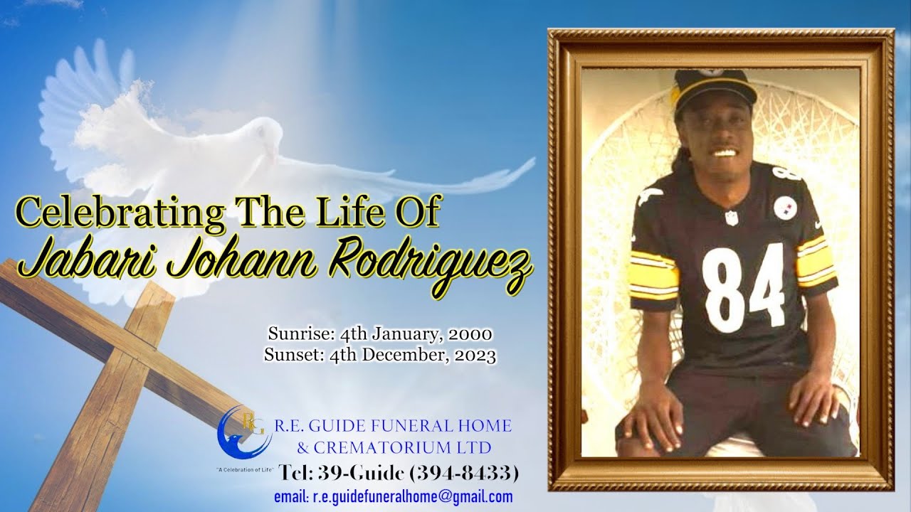 Jabari Johann Rodriguez Funeral Service - YouTube