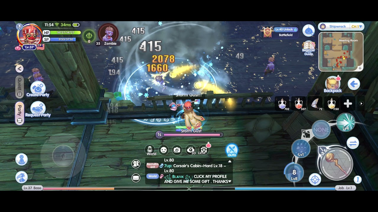 Ragnarok X: Next Generation - wizard hunting spot - YouTube