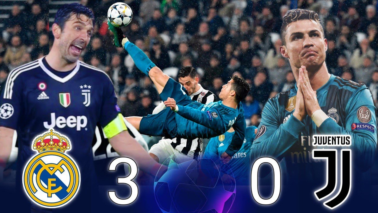 Ronaldo destroy buffon and juventus and scored epic goal - YouTube