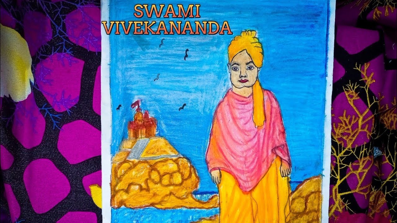 How to draw Swami Vivekananda step by step drawing / Vivekananda ...