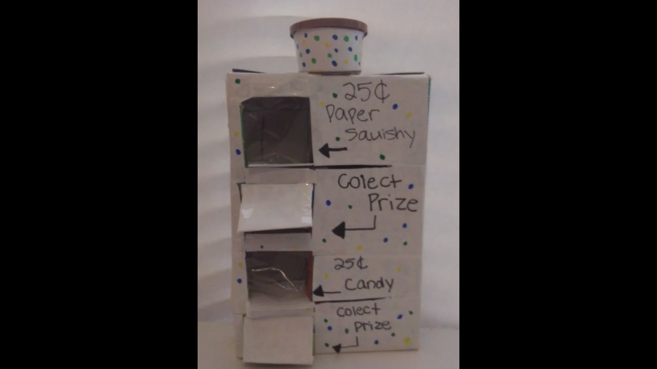 Homemade Mini Vending Machine - YouTube