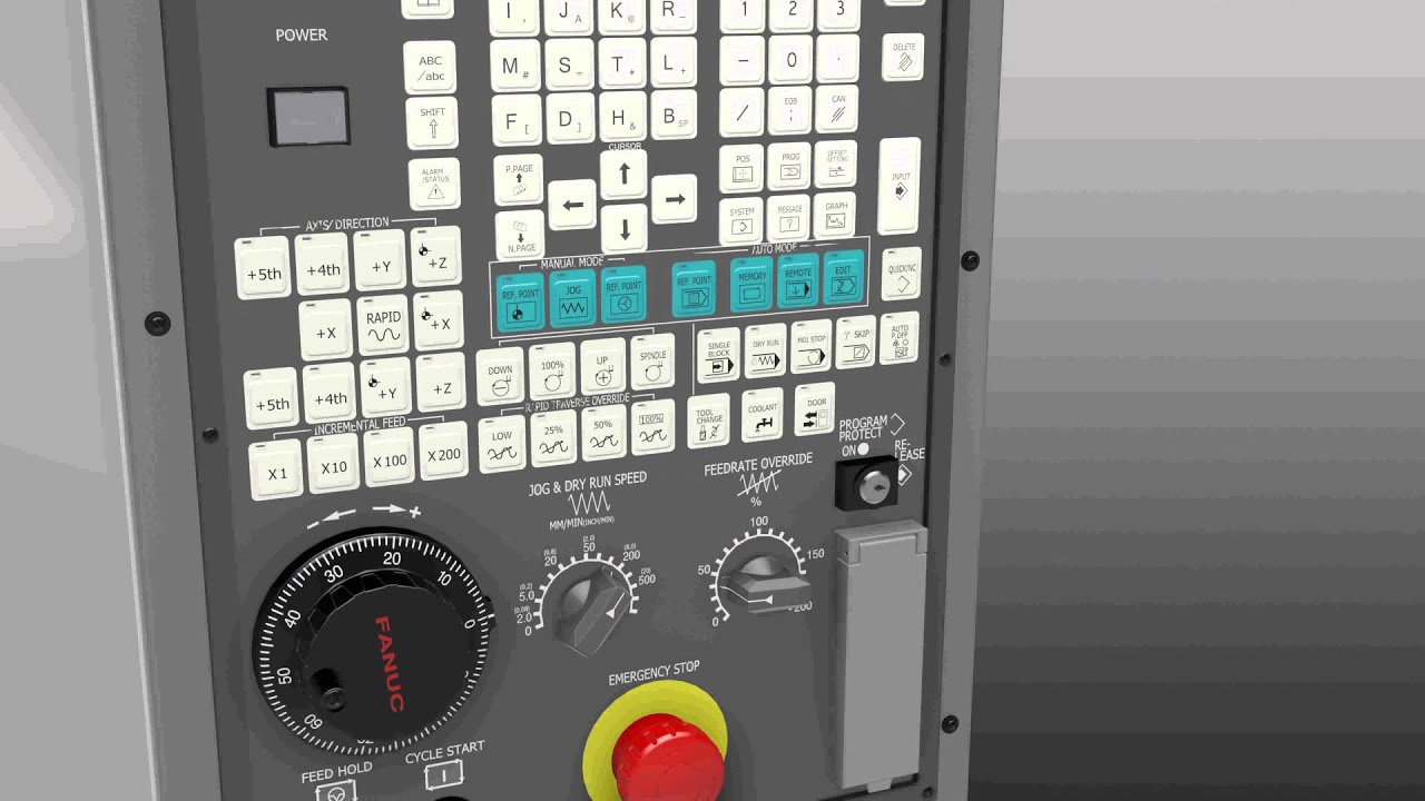 Showcase: Fanuc Robodrill Panel - YouTube