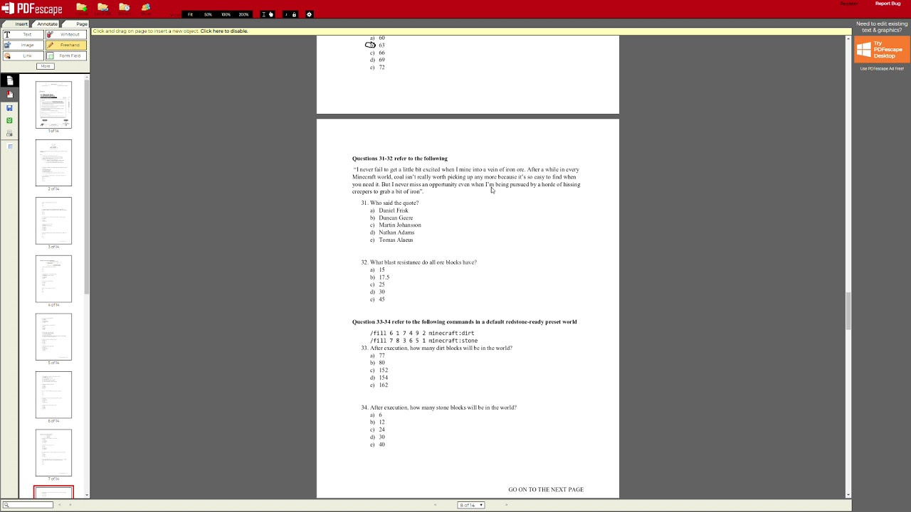I did the AP Minecraft Exam - YouTube