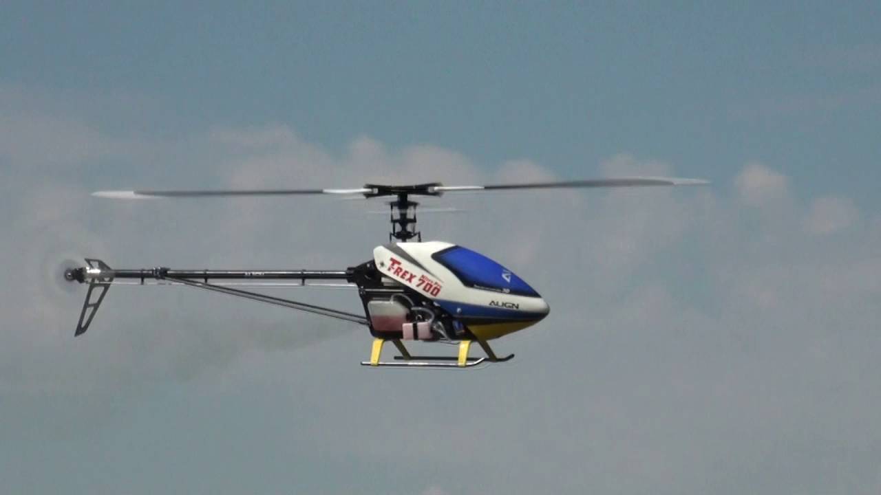 T-Rex 700 Nitro Pro Maiden Flight - YouTube