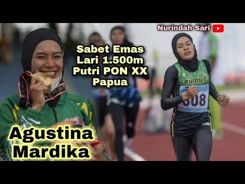 Agustina Mardika tampil melesat dinomor lari 1500 meter putri dan Raih Emas untuk Sumatera utara