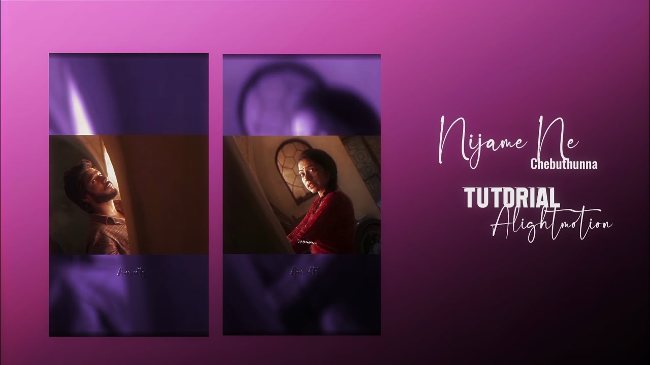 Next level Trending Music Video Editing in alightmotion tutorial by amar editz| NijameNe ...