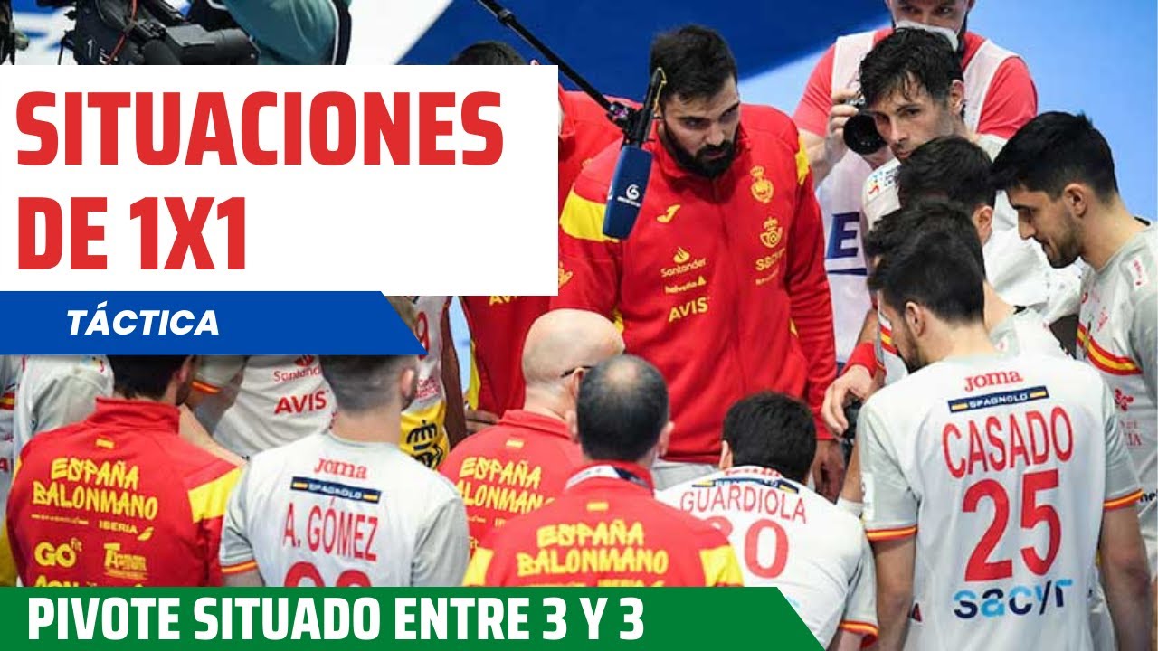 TÁCTICA | SITUACIONES DE 1X1 CON PIVOTE ENTRE 3 Y 3 | MEN'S EHF EURO ...