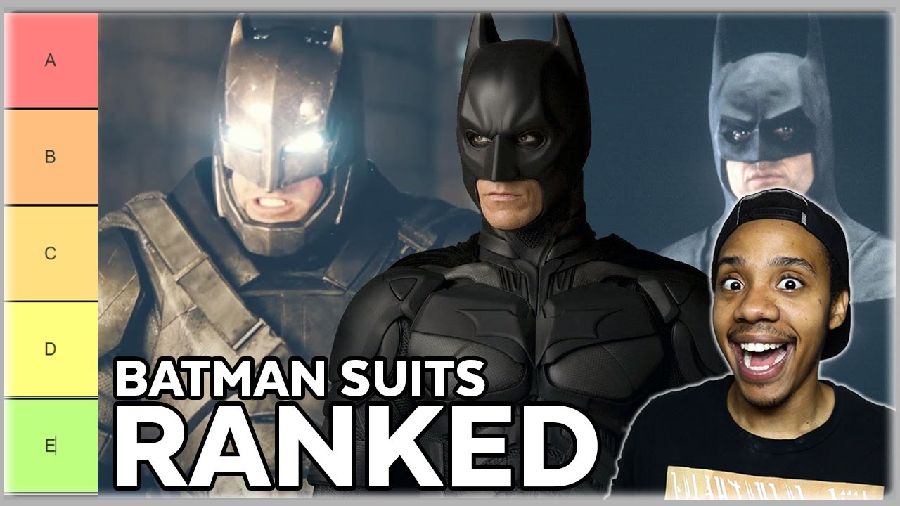 Every Batman Live Action Suits RANKED (Tier List) - YouTube
