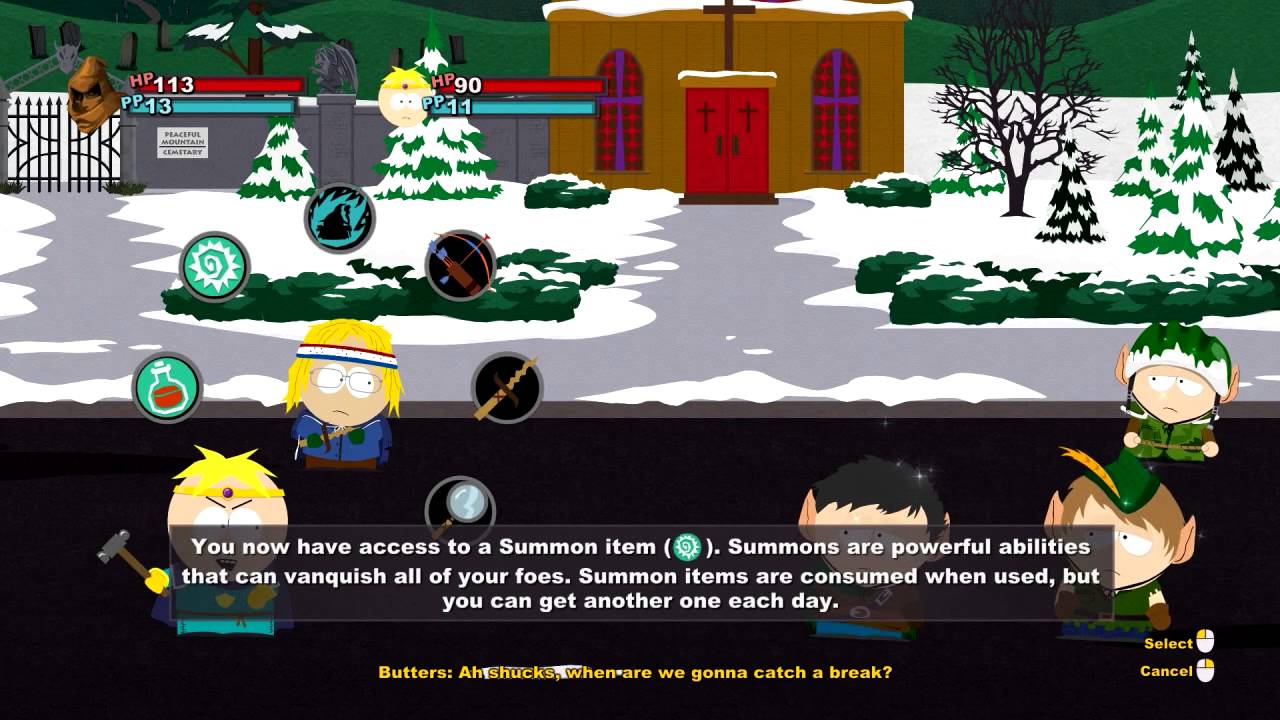 South Park - Stick of Truth (PC) walkthrough - Vulcan Around - YouTube